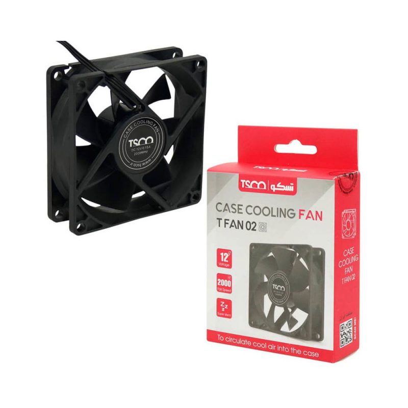 خرید و مشخصات فن کیس تسکو مدل TSCO TFan 02 - فروشگاه محصولات تسکو